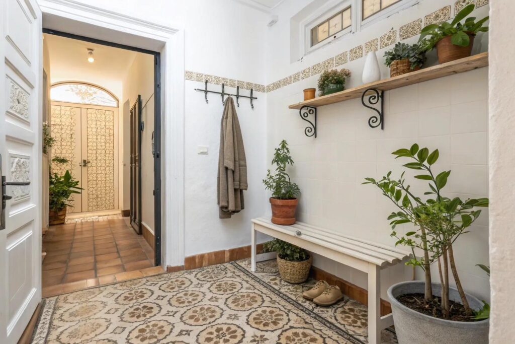 18+ Inspiring Small Entryway Foyer Tile Ideas