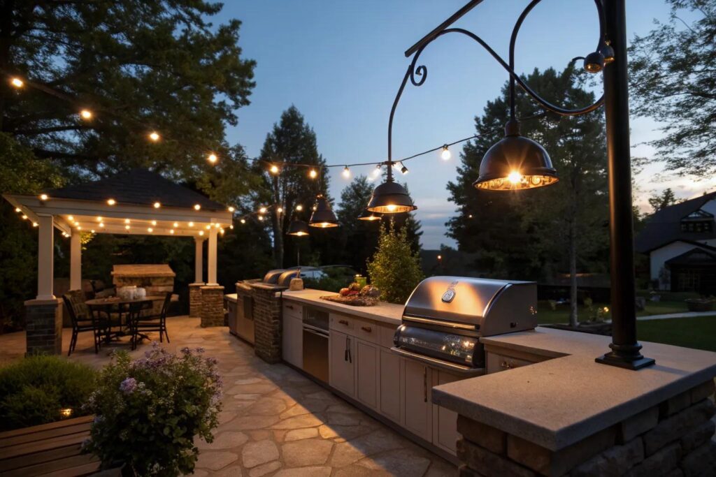 11+ Creative Grill Light Ideas for Your BBQ Space