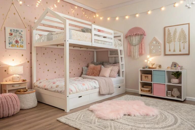 11+ Creative Girl Loft Bed Ideas for Stylish Sleep