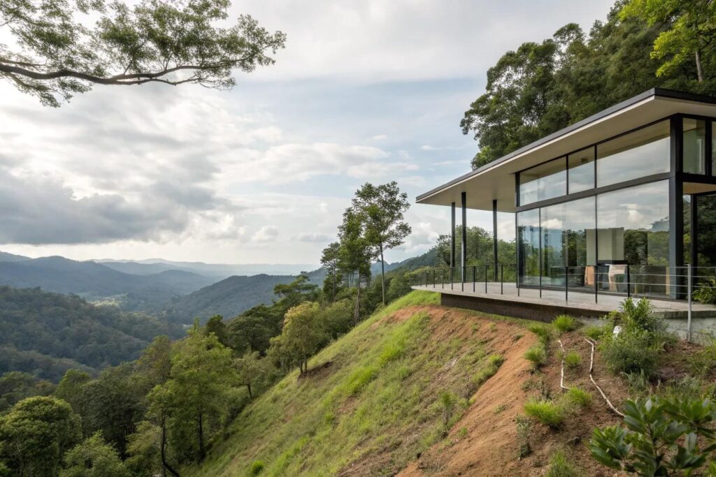 13+ Creative House on Steep Slope Ideas